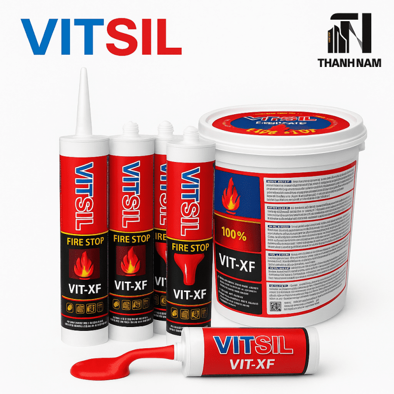 Keo Chống Cháy Trương Nở VIT-XF – Bịt Kín Khe Hở, Chống Cháy Lên Đến 1000°C
